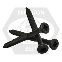 #6x2 1/4" TRIM HEAD SQUARE PROFERRED DRYWALL SCREW BLACK PHOSPHATED ...