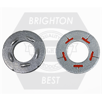 7/8" SQUIRTER WASHER MECHANICAL GALVANIZED D.T.I. WASHER FOR A-325 ...