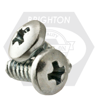 #10-32x1" INDENT HWH UNSLOT THREAD ROLLING SCREWS ZINC CR+3/WAX ...
